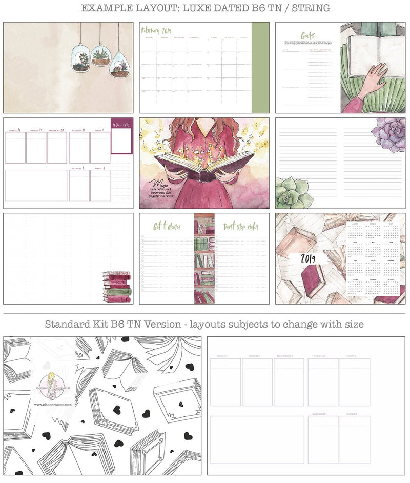 Book Lover Printable Inserts