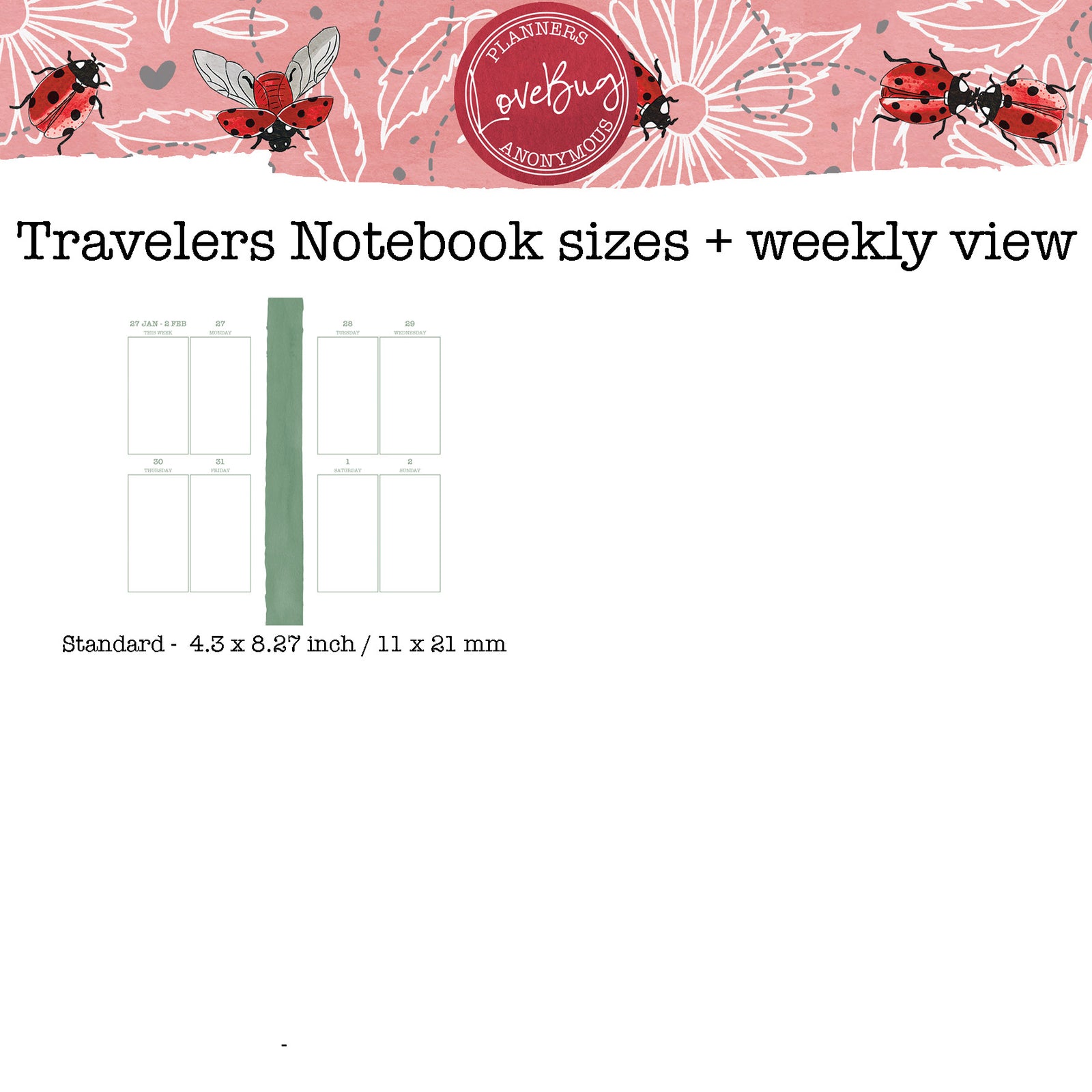 Love Bug - Printable Inserts