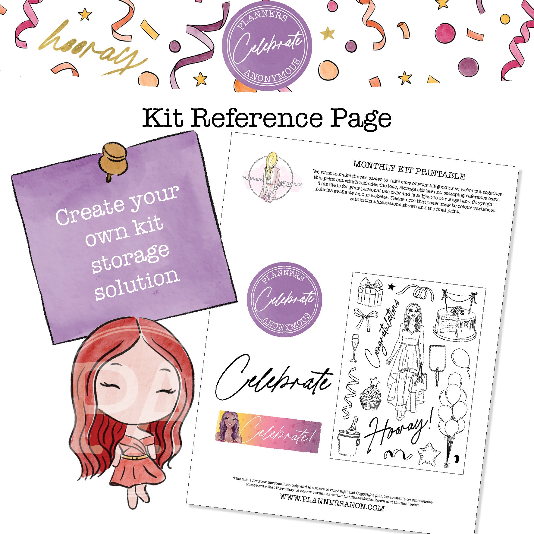 Celebrate Kit Reference Page