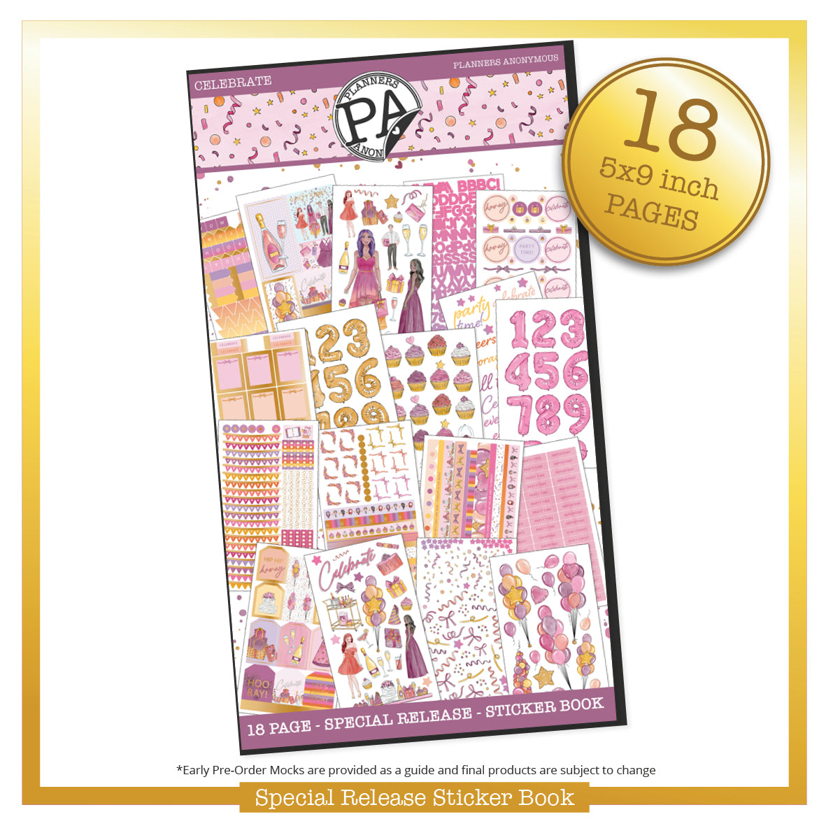 Celebrate Special Release Sticker Book